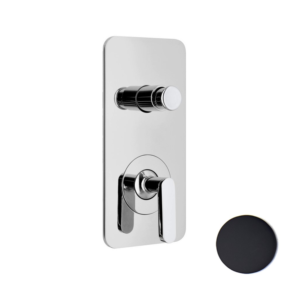 Смеситель для душа Webert Living LV860101560 черный купить в Москве